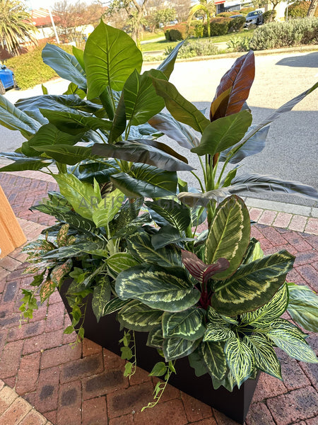 Artificial Mixed Plants in Planter Box 150cm Tall (used as divider ...