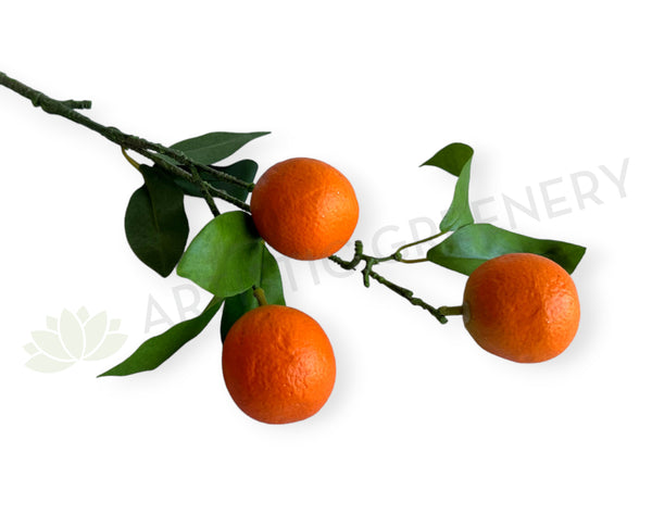 F0453 Artificial Tangerine / Mandarin / Orange Fruit Spray 61cm ...