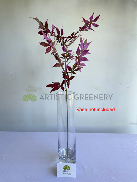 LEA0128 Artificial Maple Foliage 83cm Purple | ARTISTIC GREENERY ...