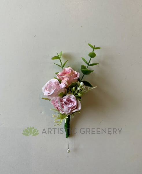 Corsage & Buttonhole - Mini Roses with Greenery - $56/set | ARTISTIC ...