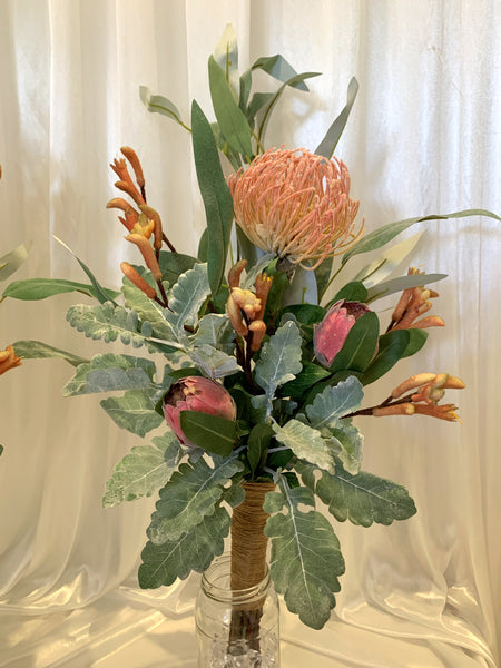 Silk Native Flowers Bouquets Cake Decorations Cake Topper - Colin E ...