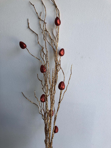 DS0015 Glitter Decorative Sticks 115cm Silver / Bronze / Gold Perth ...