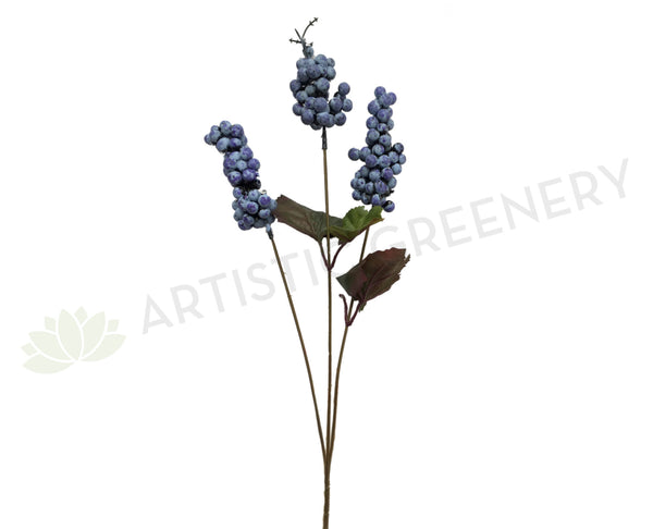 F0149 Artificial Blue Berry Blueberry Spray 65cm | ARTISTIC GREENERY ...