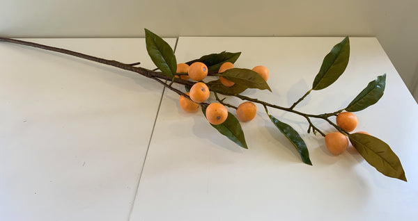 F0276 Artificial Loquat Spray 112cm | ARTISTIC GREENERY – Artistic Greenery