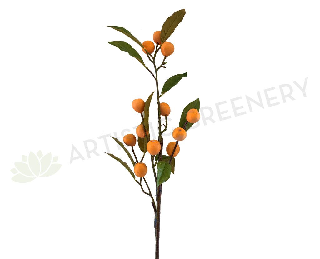 F0276 Artificial Loquat Spray 112cm | ARTISTIC GREENERY – Artistic Greenery