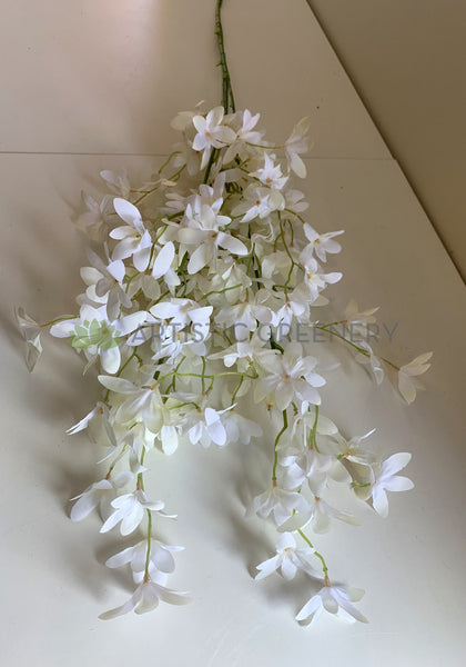 F0319 Silk Spring Flower Spray 116cm White / Light Pink | ARTISTIC ...