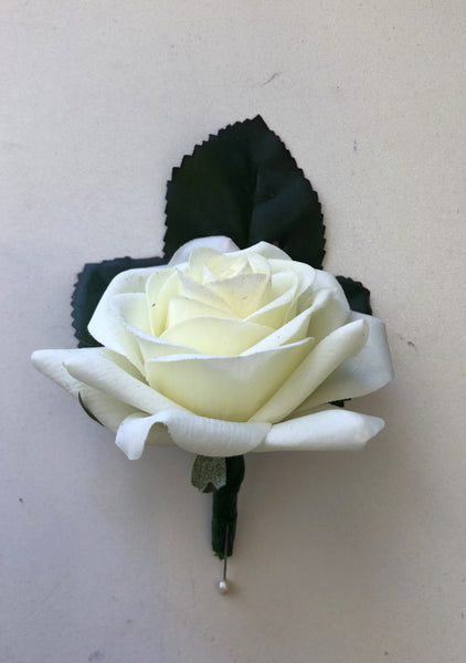 Corsage & Buttonhole - White Rose with Pink Flowers - CB0021 - $56/set ...