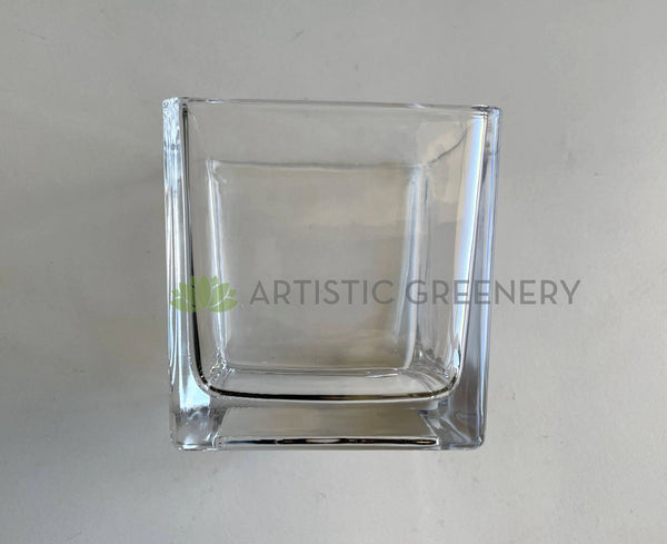 Clear Glass Vase - Square / Fish Bowl – Artistic Greenery