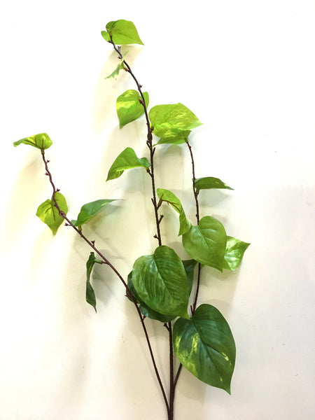 LEA0023(d) Silk Golden Pothos Spray 85cm Imitation Greenery Plant ...