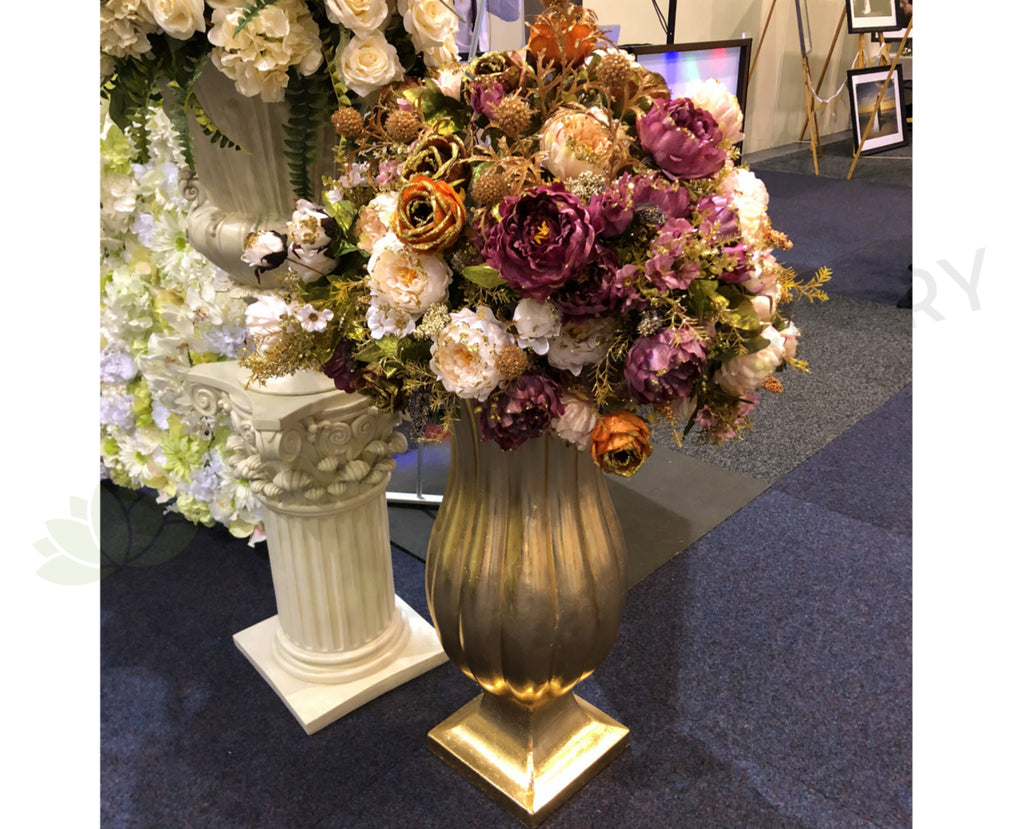 For Hire - Gold Large Centrepiece 125cm Tall Wedding Event Hire Budget ...