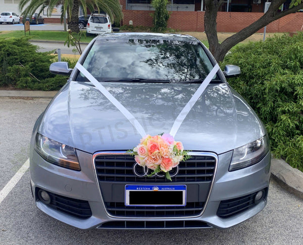 Wedding Car Silk Flower Decorations Perth Malaga - WCD001 | ARTISTIC ...